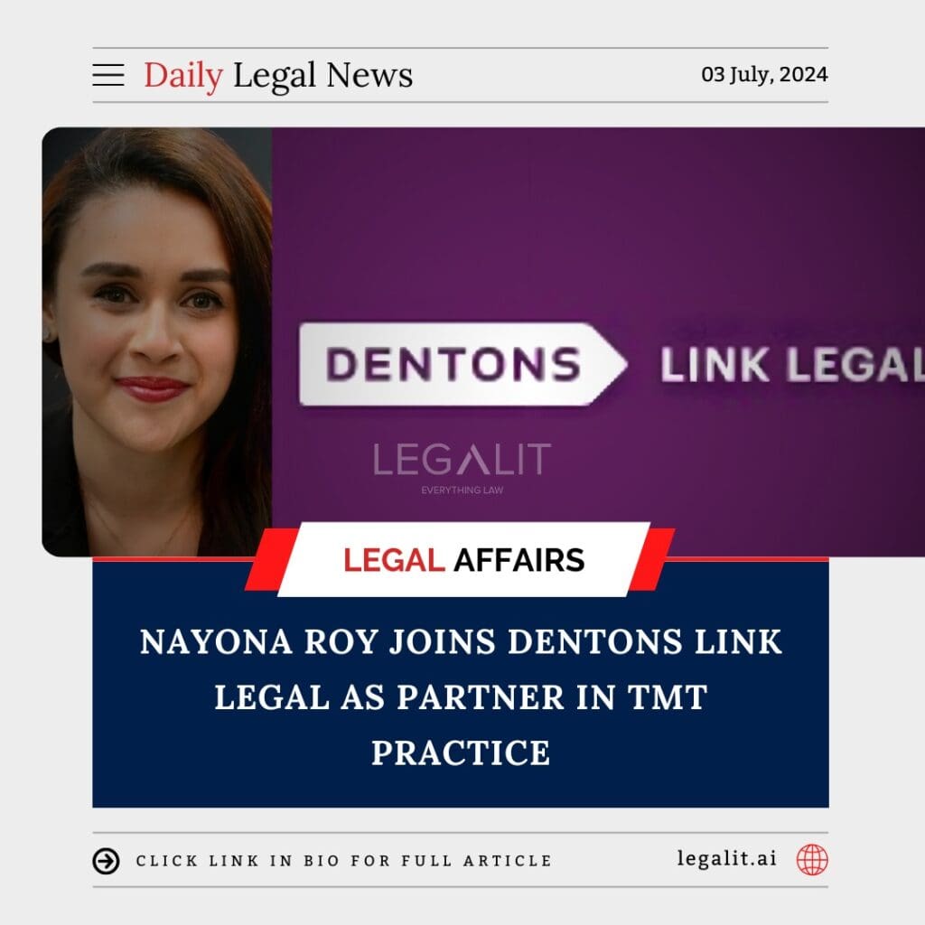 Nayona Roy Joins Dentons Link Legal as Partner in TMT Practice ... Nayona Roy Joins Dentons Link Legal as Partner in TMT Practice ...